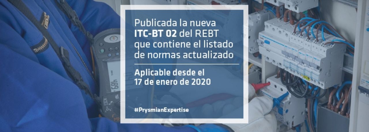 Publicada la nueva ITC-BT 02 del REBT | Prysmian